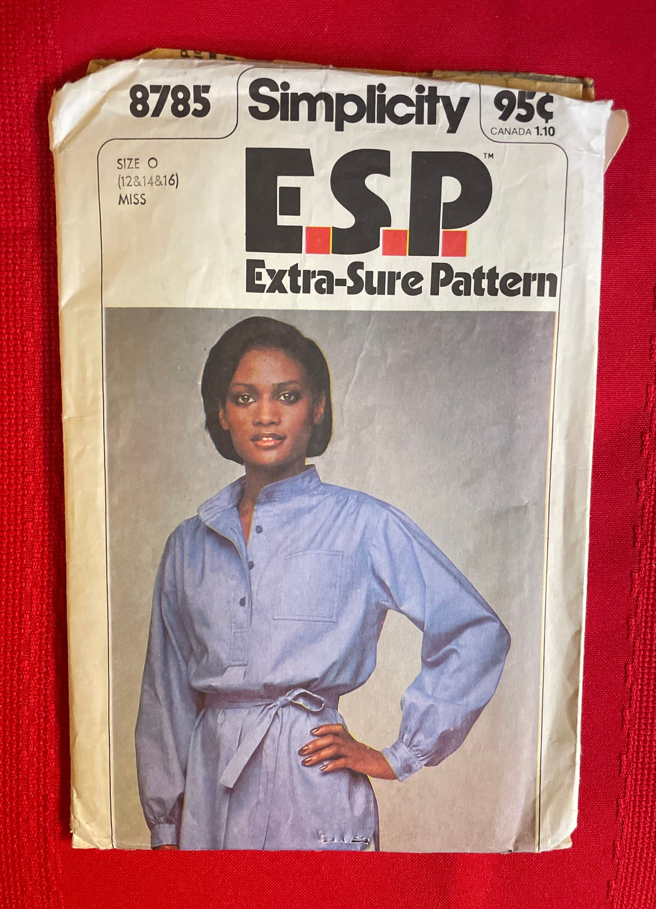 Vintage 1978 Simplicity e.s.p. Extra-sure Pattern - Etsy