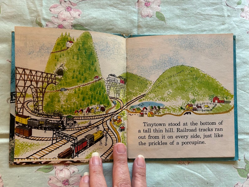 Vintage 1958 "roundabout Train" Whitman Tell-a-tale Books Children's ...
