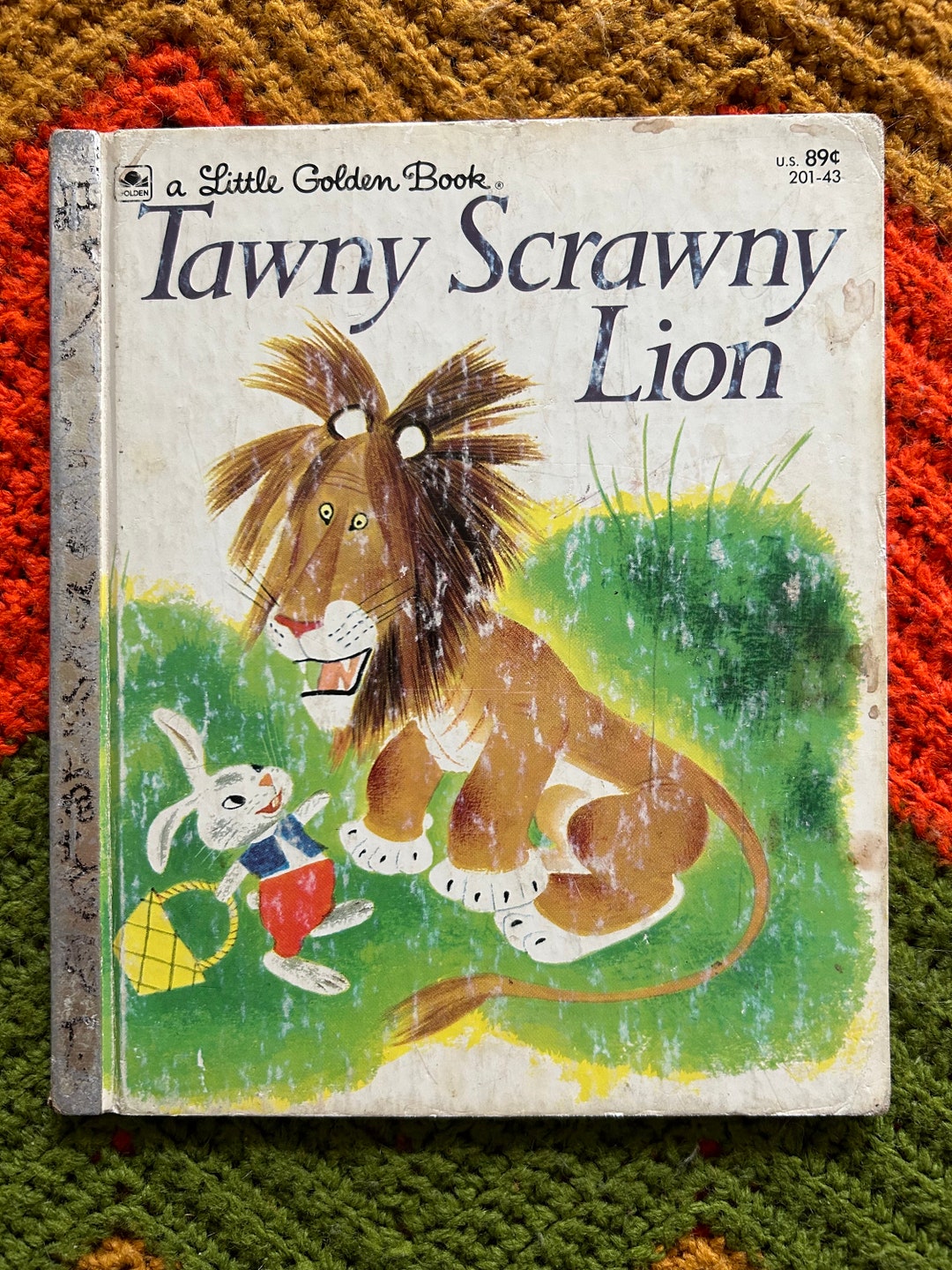Vintage 1980 Little Golden Book Tawny Scrawny Lion Classic Children's ...