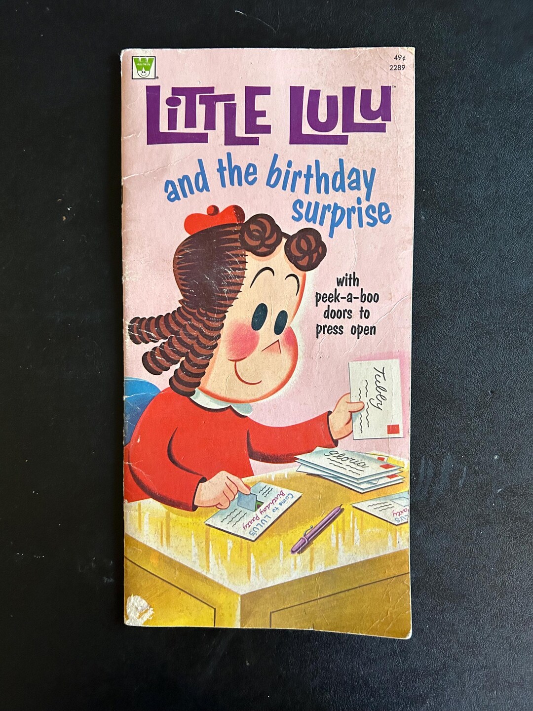Vintage 1973 "little Lulu & the Birthday Surprise” With Peek-a-boo ...