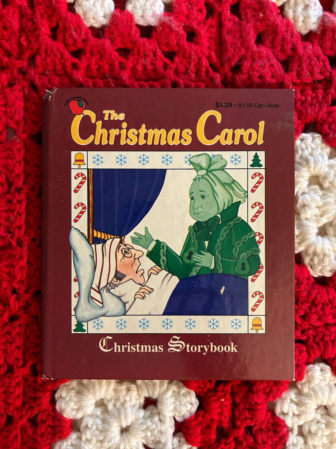 Vintage 1995 Children's Mini "the Christmas Carol" Storybook Little ...