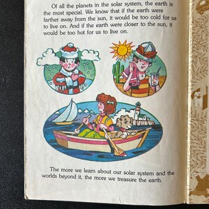 Vintage 1985 Little Golden Book my First Book of the Planets Children's ...
