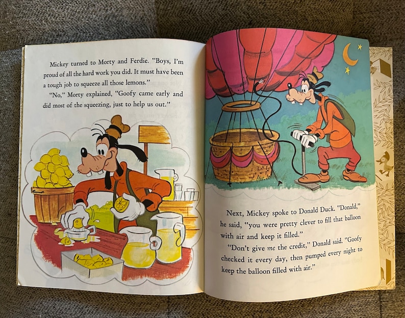 Vintage 1977 Walt Disney's Mickey Mouse and the Best-neighbor Contest a ...