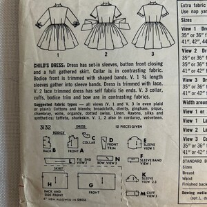 Vintage 1950's Simplicity Sewing Pattern 3132 Childs Ruffled Short or ...
