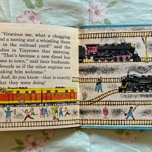 Vintage 1958 "roundabout Train" Whitman Tell-a-tale Books Children's ...
