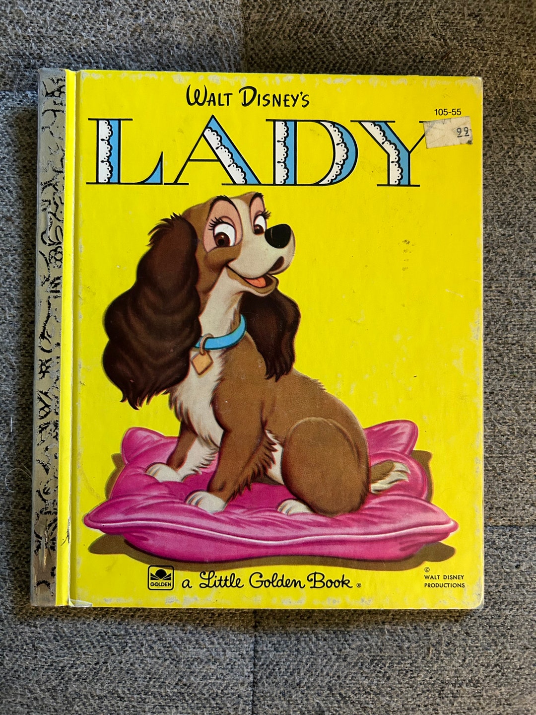 Vintage 1981 Walt Disney's Lady a Little Golden Book Lady & the Tramp ...