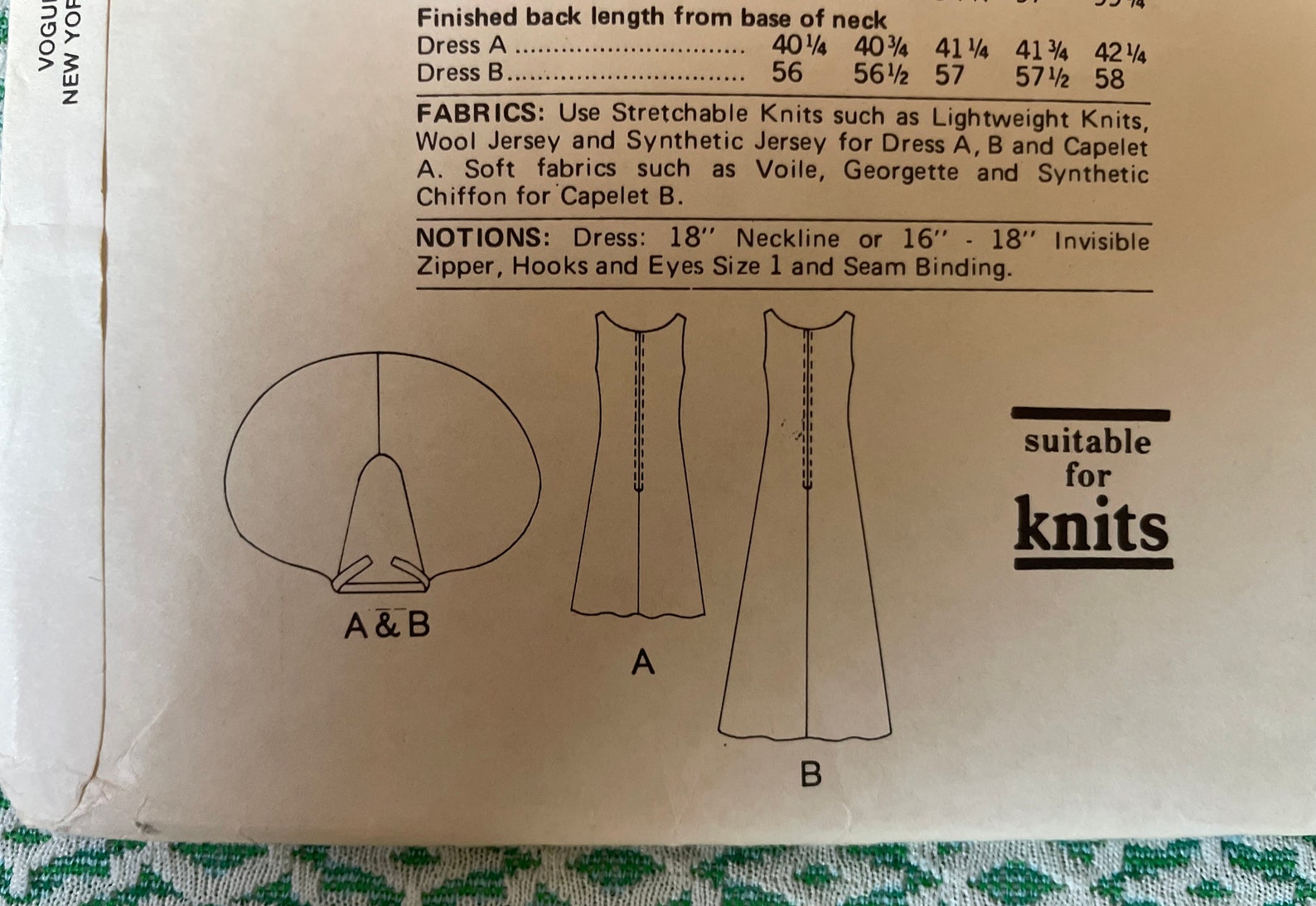 Vintage 1970's Very Easy Vogue Pattern 9063 Misses' - Etsy