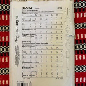 2021 Butterick Sewing Pattern B6534 Misses' & Men's Coat, Tunic and ...