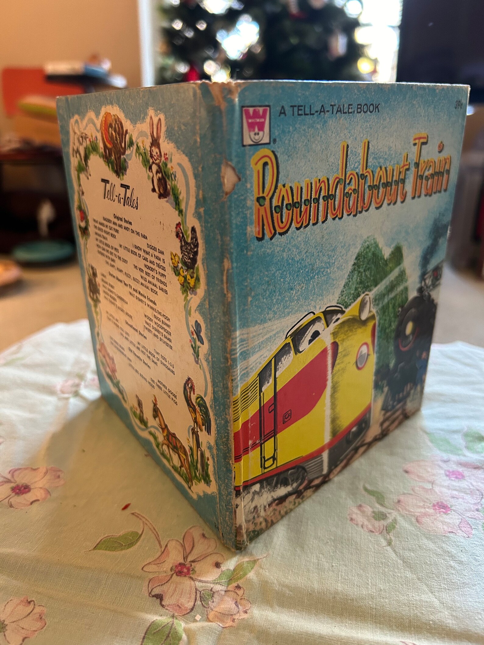 Vintage 1958 "roundabout Train" Whitman Tell-a-tale Books Children's ...