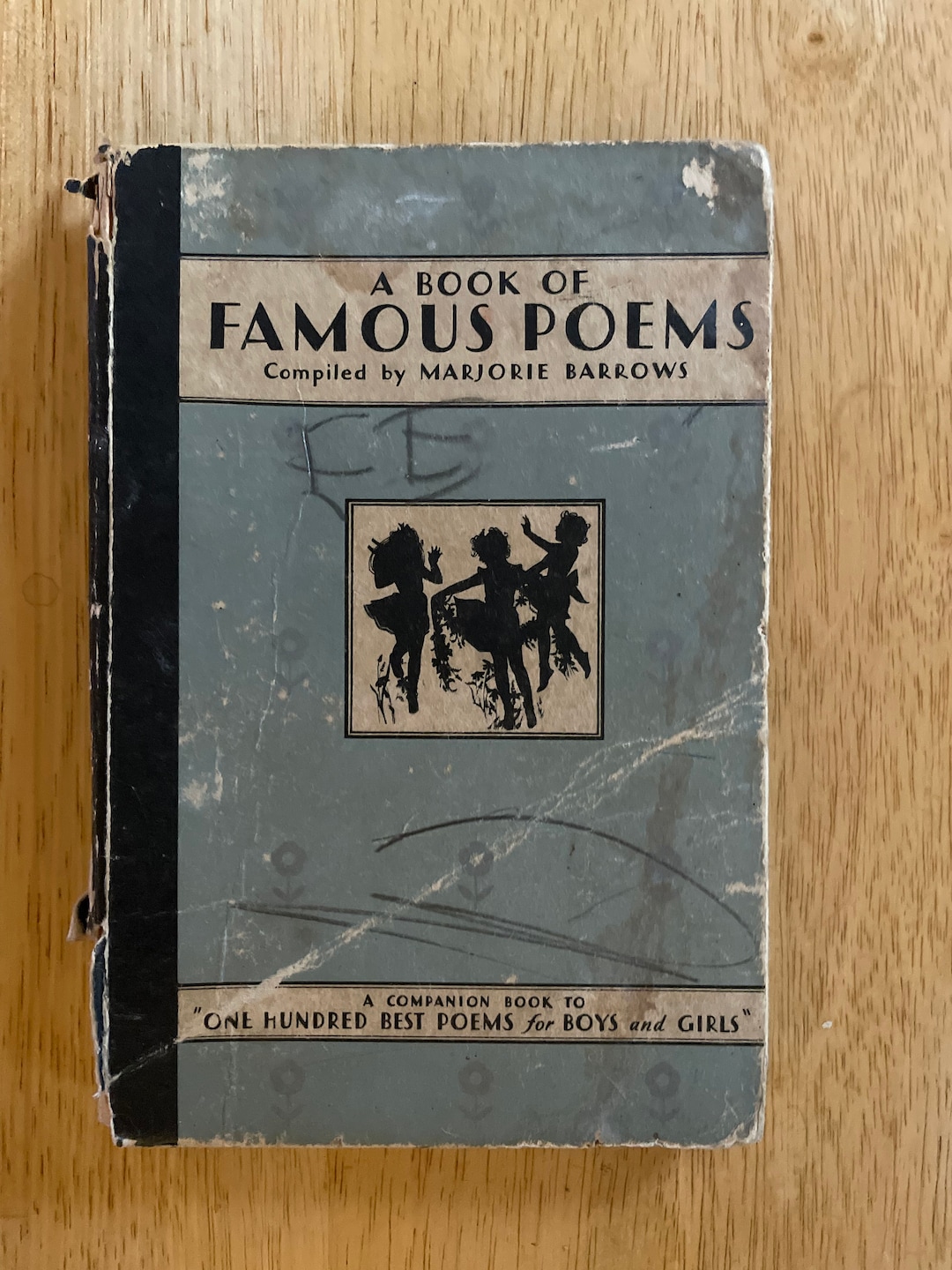 1931 Book "a Book of Famous Poems" Compiled by Marjorie Barrows ...