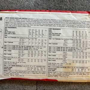 Vintage 1982 Simplicity Sewing Pattern 5588 Misses' Unlined Jackets and ...