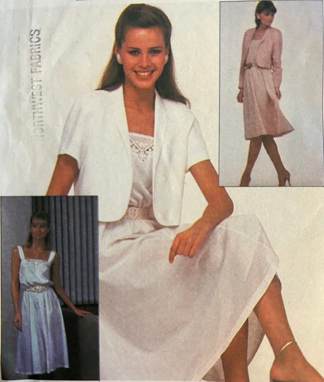Vintage 1982 Mccall's Sewing Pattern 7989 Misses' "make It Tonight ...