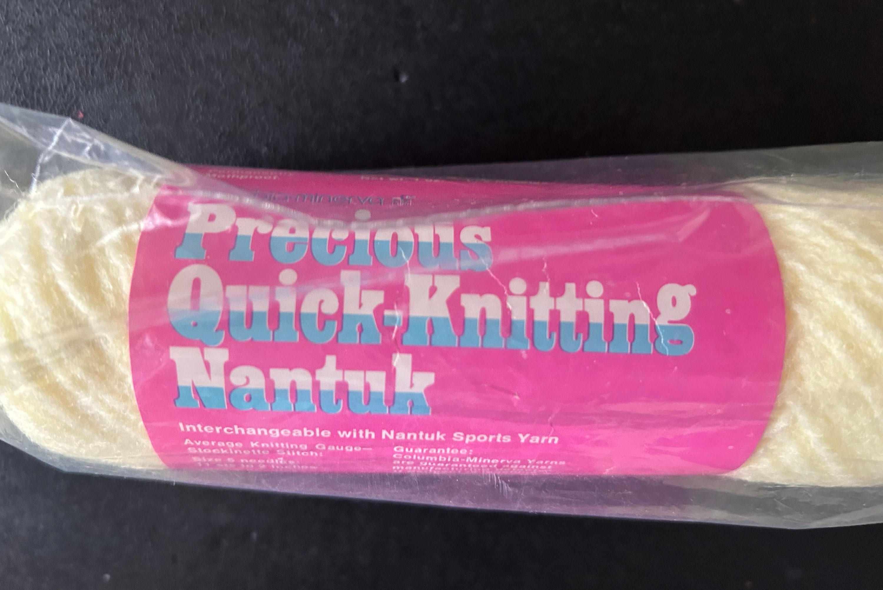3 Vintage Skeins Precious Quick-knitting Nantuk Yarn Baby Yellow Unused ...