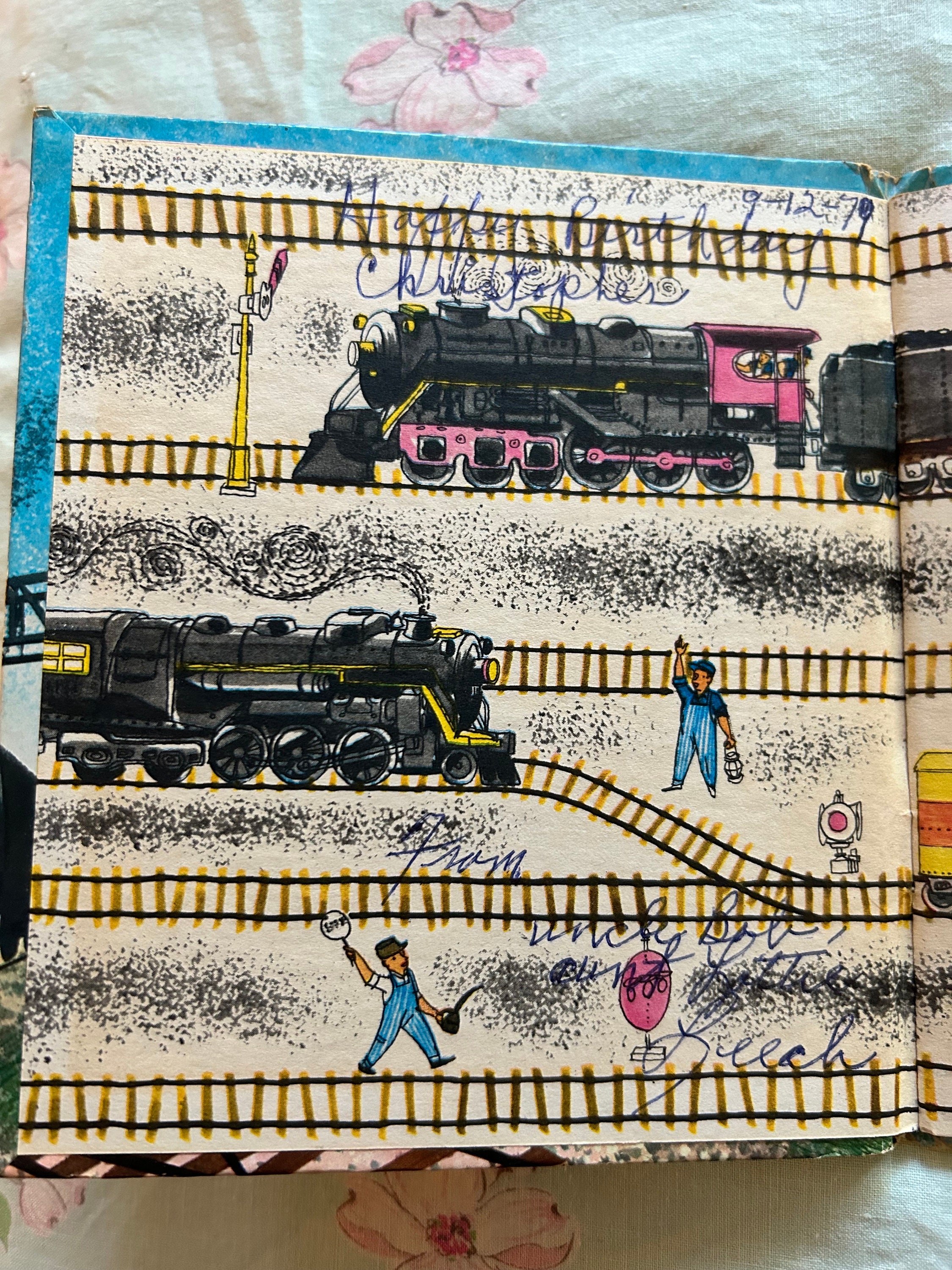 Vintage 1958 "roundabout Train" Whitman Tell-a-tale Books Children's ...