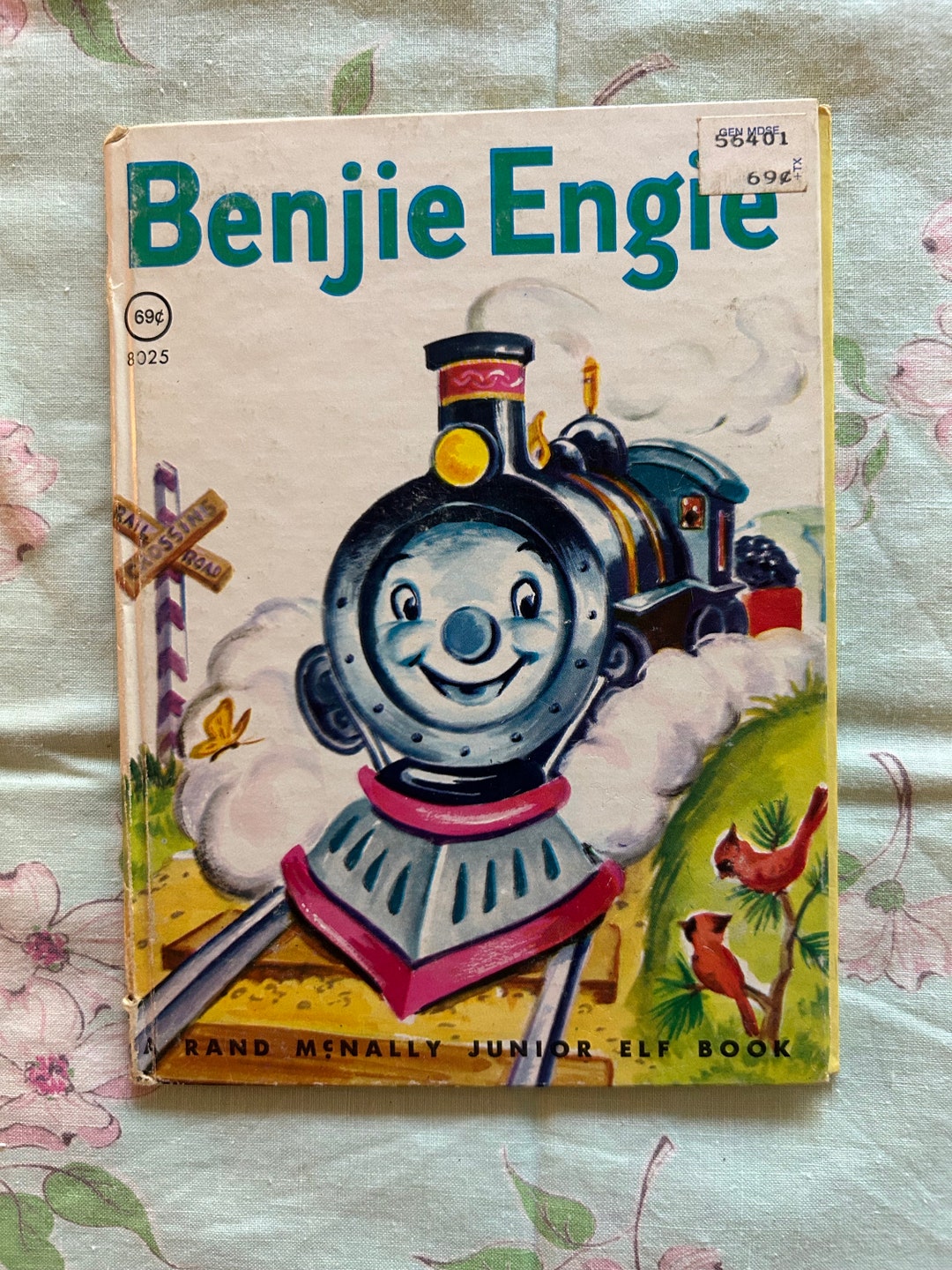 Vintage 1950 "benjie Engie" A Rand Mcnally Junior Elf Book Children's ...