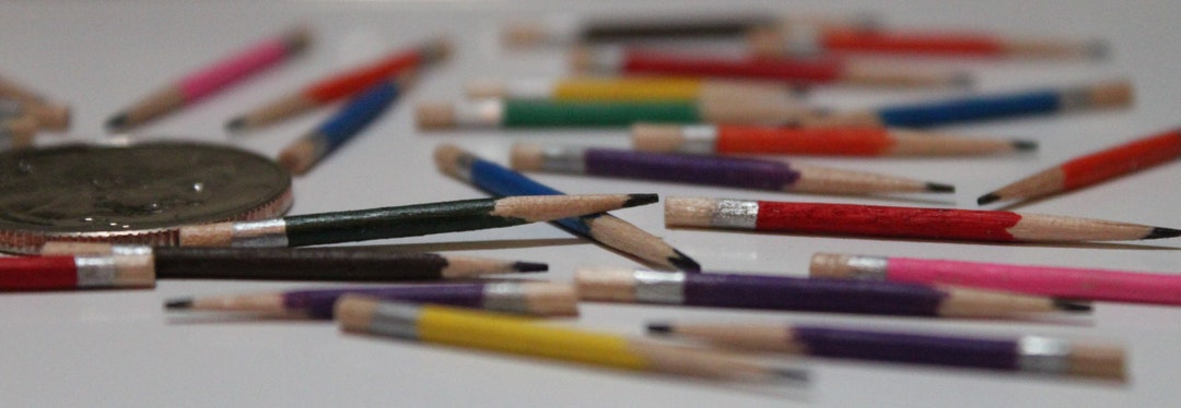 All New Miniature Mini Pencils 1 Scale LOT of 25 - Etsy