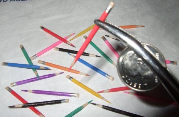 All New Miniature Mini Pencils 1 Scale LOT of 25 | Etsy