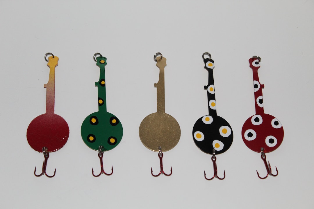 Banjo Bass Fishing Lure; Gift for Banjo Player; Fisherman Gift; Fresh ...