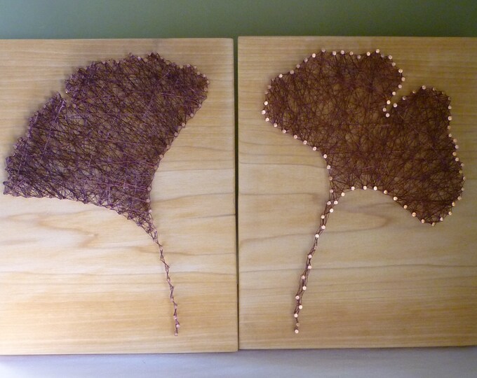Ginko Leaves String Art - Etsy