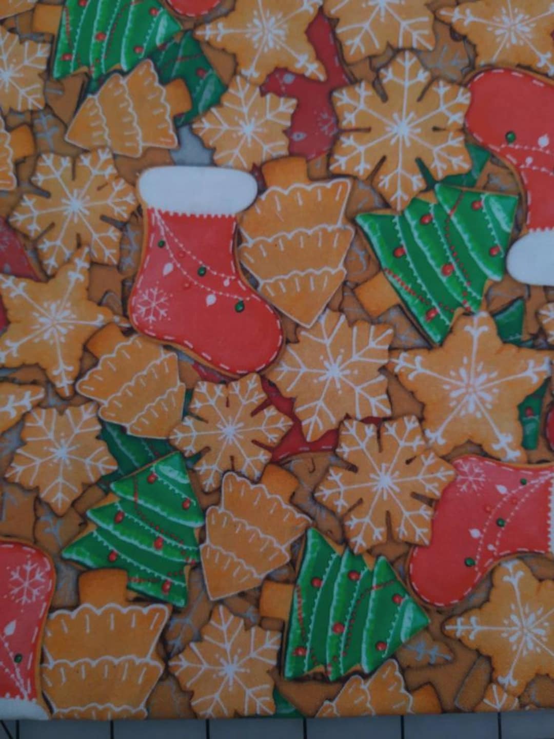 Packed Christmas Cookies Quilting Cotton - Etsy