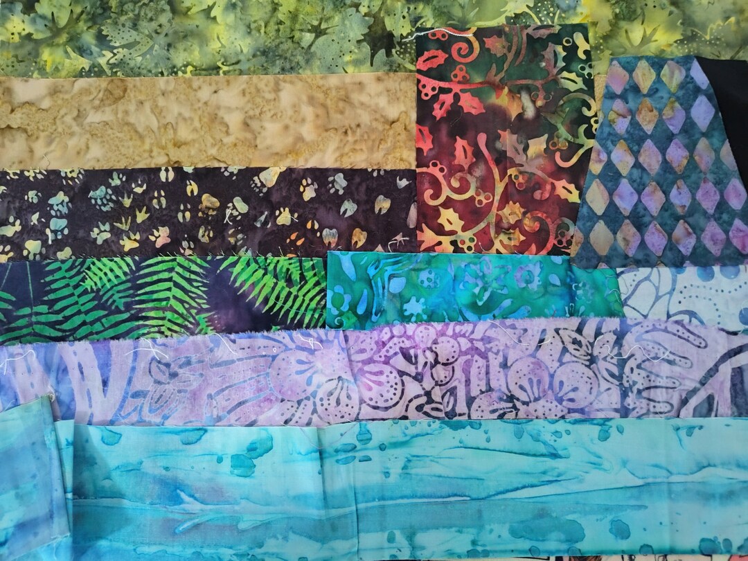 Batik Scrap Pack Quilting Cotton Fabric - Etsy