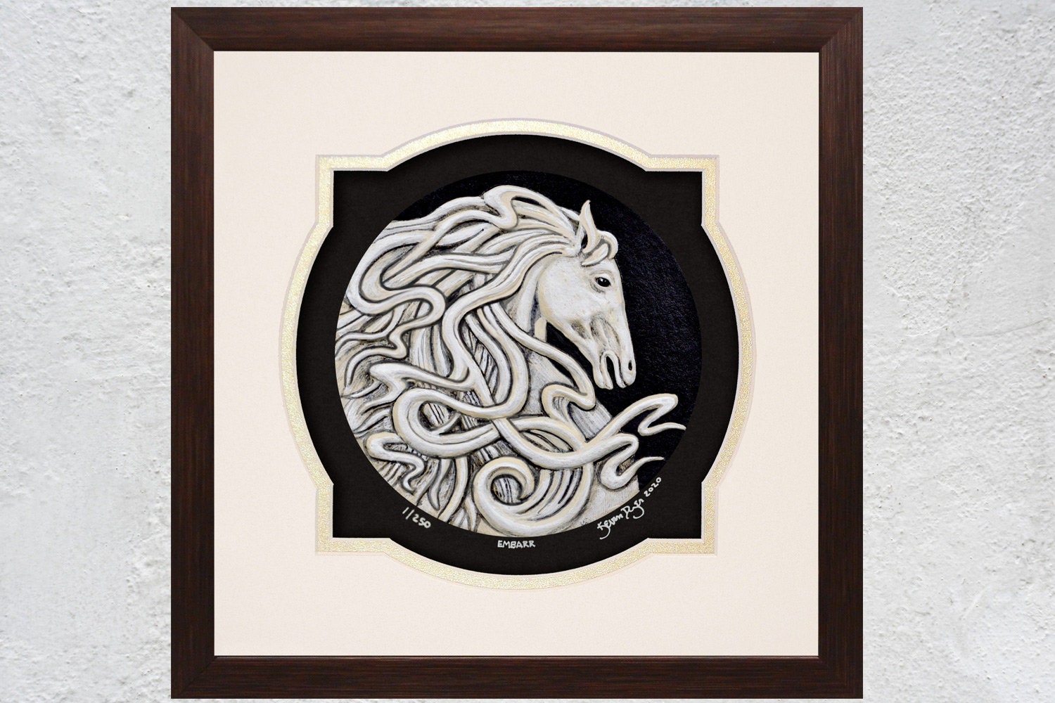 Embarr of the Flowing Mane Cast Paper Celtic Mythology | Etsy