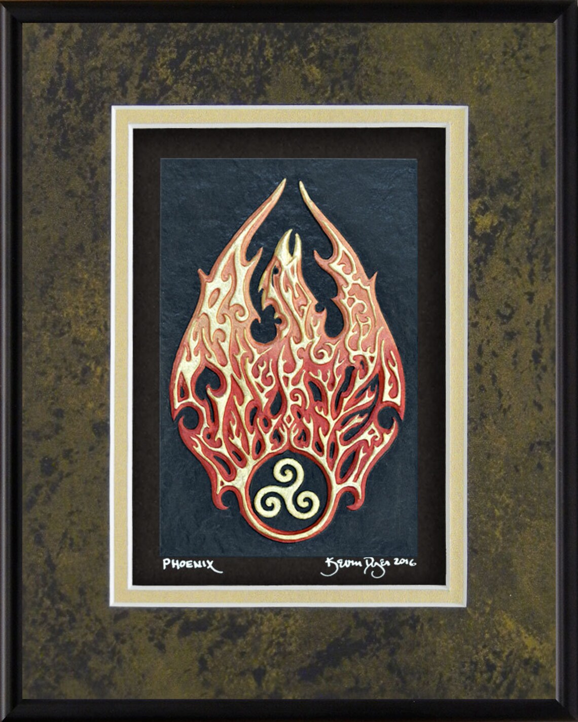 Phoenix Cast Paper Fantasy Art Phenix Greek Mythology - Etsy