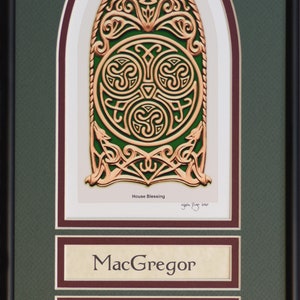 Personalized Celtic House Blessing - Digital Art Print 8" X 16" | Irish ...
