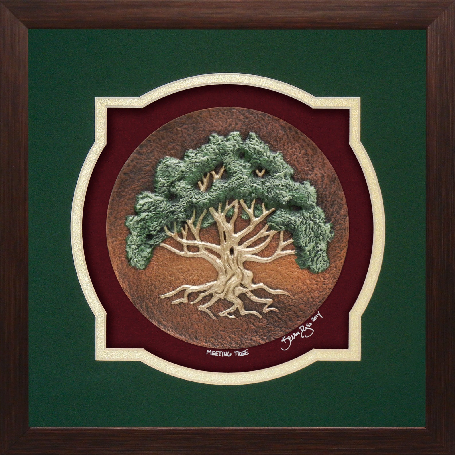 The Meeting Tree Cast Paper Great Tree spirit of nature | Etsy