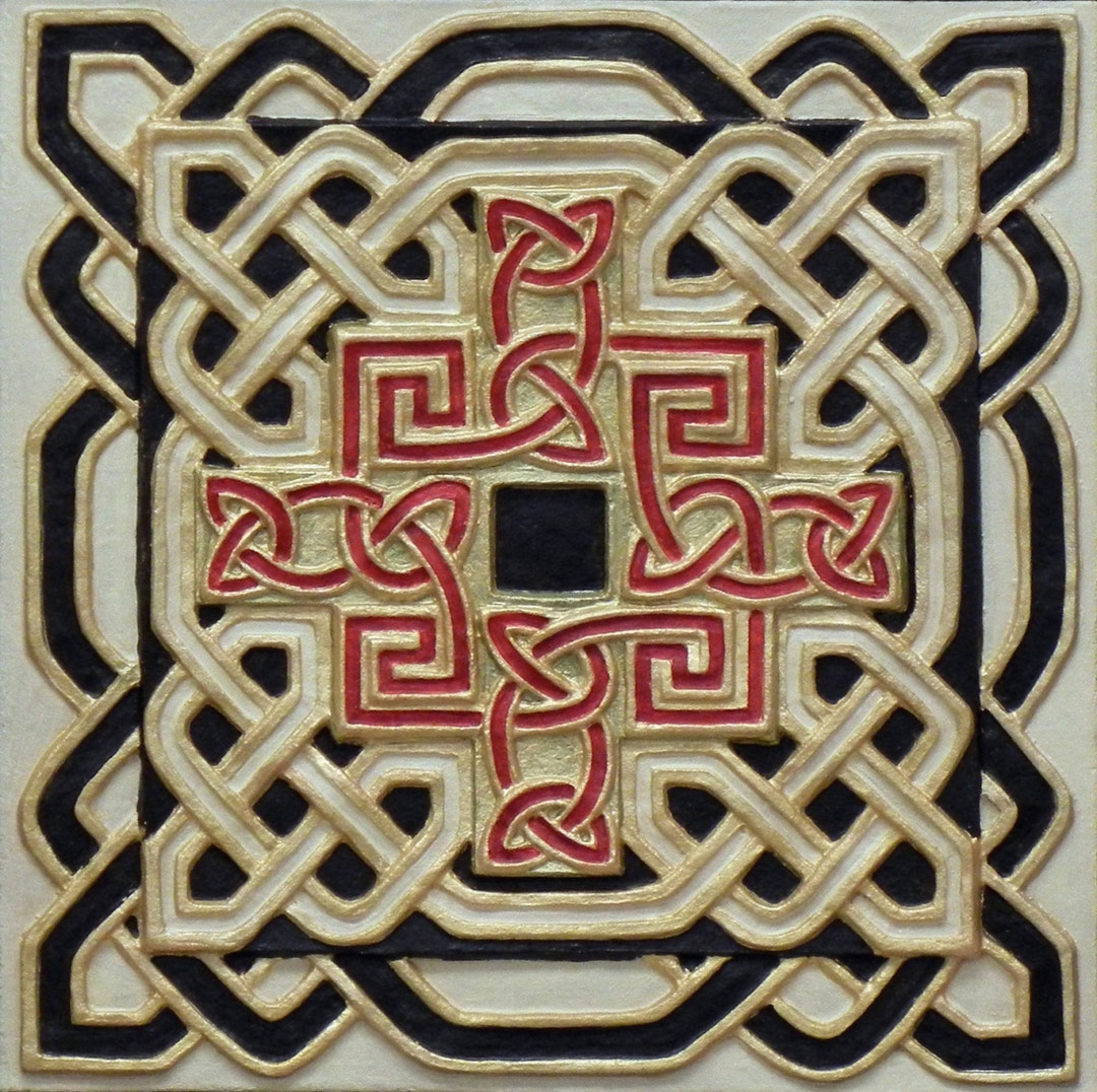 Celtic Cross Cast Paper Celtic Blessing Irish Art Celtic Art Scottish ...