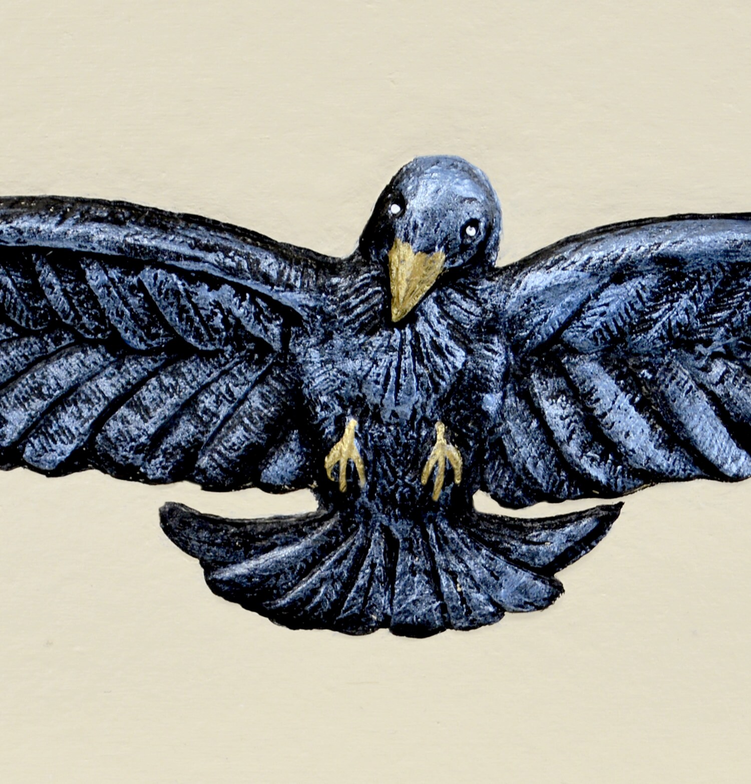 Raven Flight - cast paper art