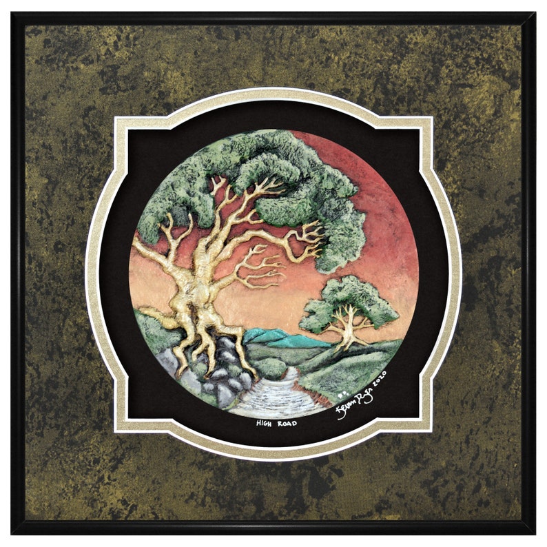 High Road Cast Paper Landscape Celtic Irish Scottish - Etsy