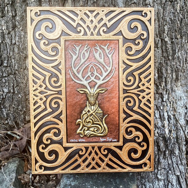 Celtic Stag - Etsy
