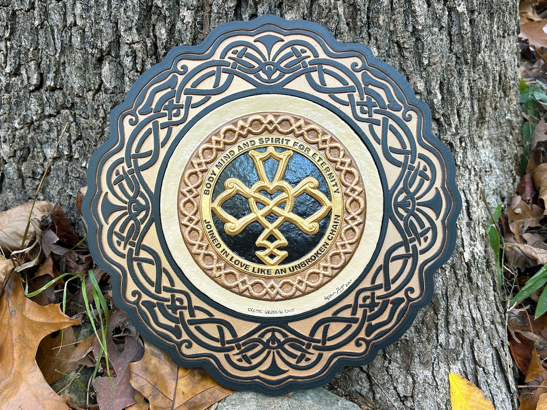 Celtic Wedding Knot -cast Paper - Celtic Blessing - Wedding Gift ...