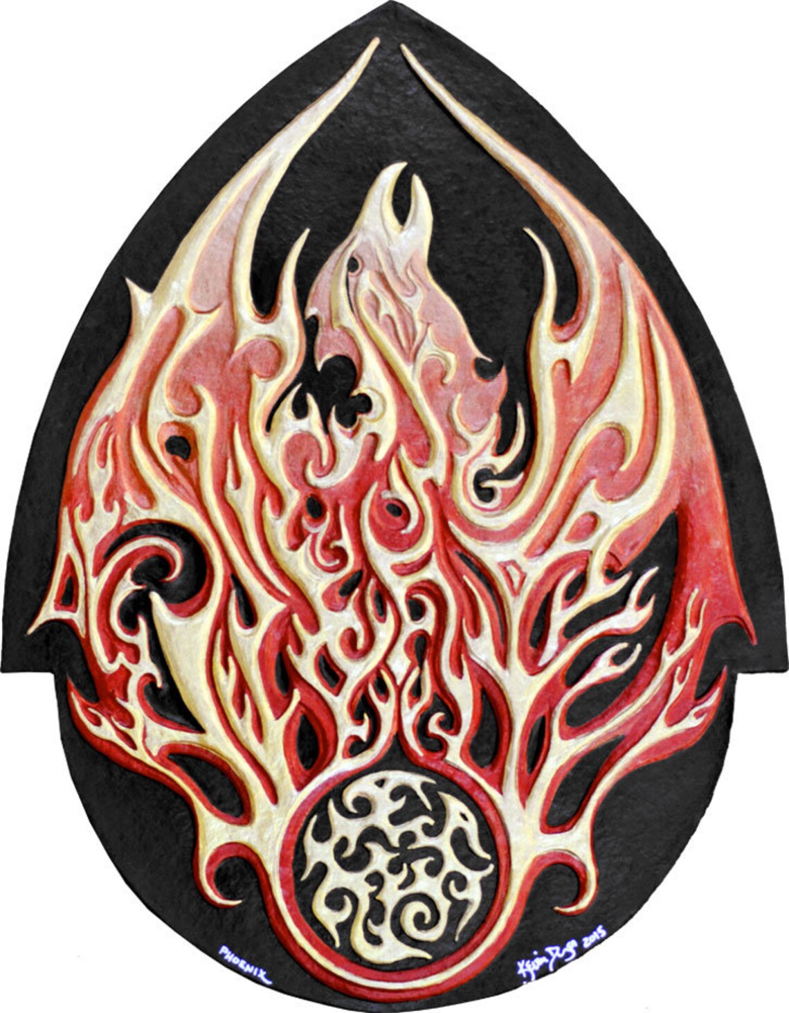 Phoenix Cast Paper Fantasy Art Phenix Greek Mythology - Etsy