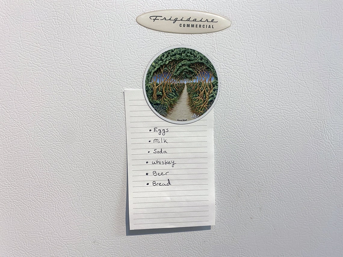 Round Road Die-cut Magnet Celtic Irish Scottish Welsh | Etsy