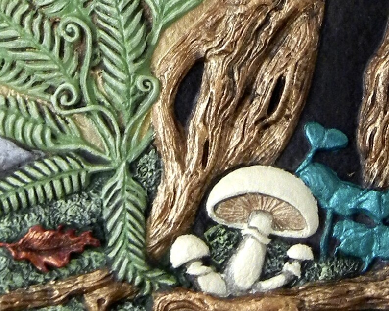 Back to Garden - Cast Paper - Nature - Tree - Wall Art - Canvas ...