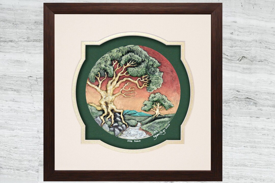 High Road Cast Paper Landscape Celtic Irish Scottish Traditional - Etsy