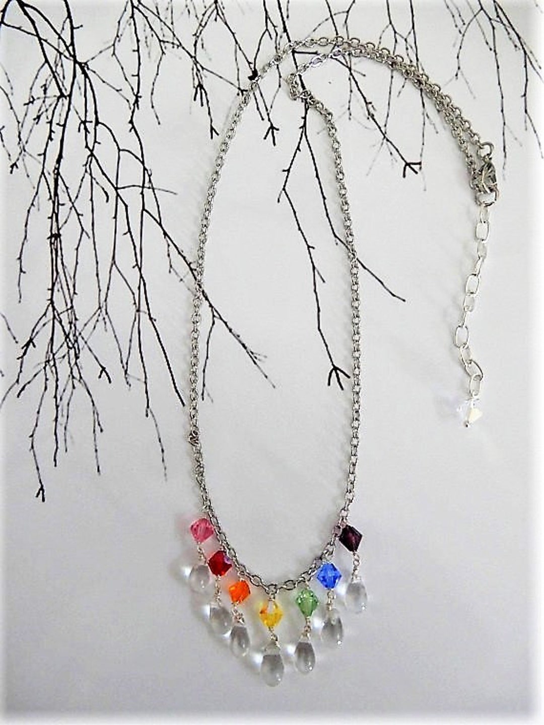 Water Drop,rainbow After the Rain, Rainbow Swarovski Crystal Czech ...