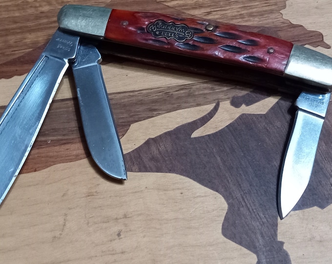 Vintage BUCK Knife Twin Double Set 118 and 103 USA Made Rare Original ...