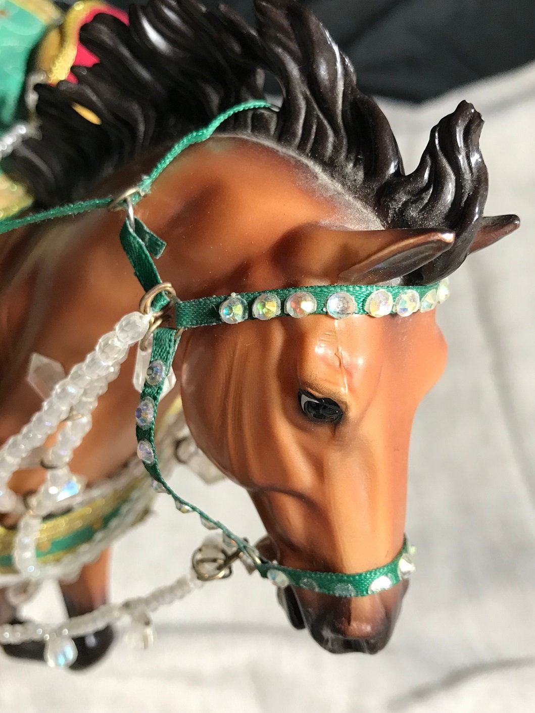 Breyer Collectible Horse, Jewel With Stand, Saddle and Bridle - Etsy