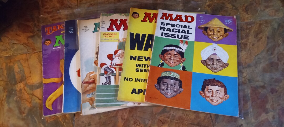 7 Mad Magazine 30 Cent 1967 Collection - Etsy