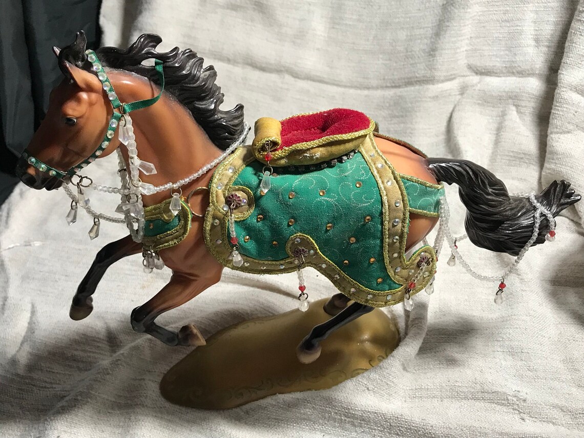 Breyer Collectible Horse, Jewel With Stand, Saddle and Bridle - Etsy