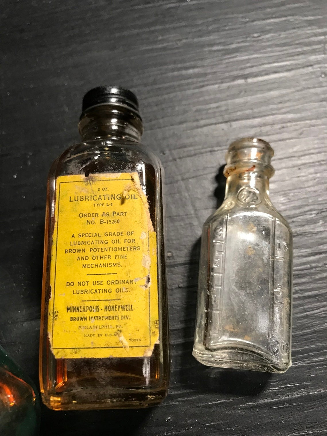 Vintage Glass Bottle Collection of 3 Different Old Bottles - Etsy