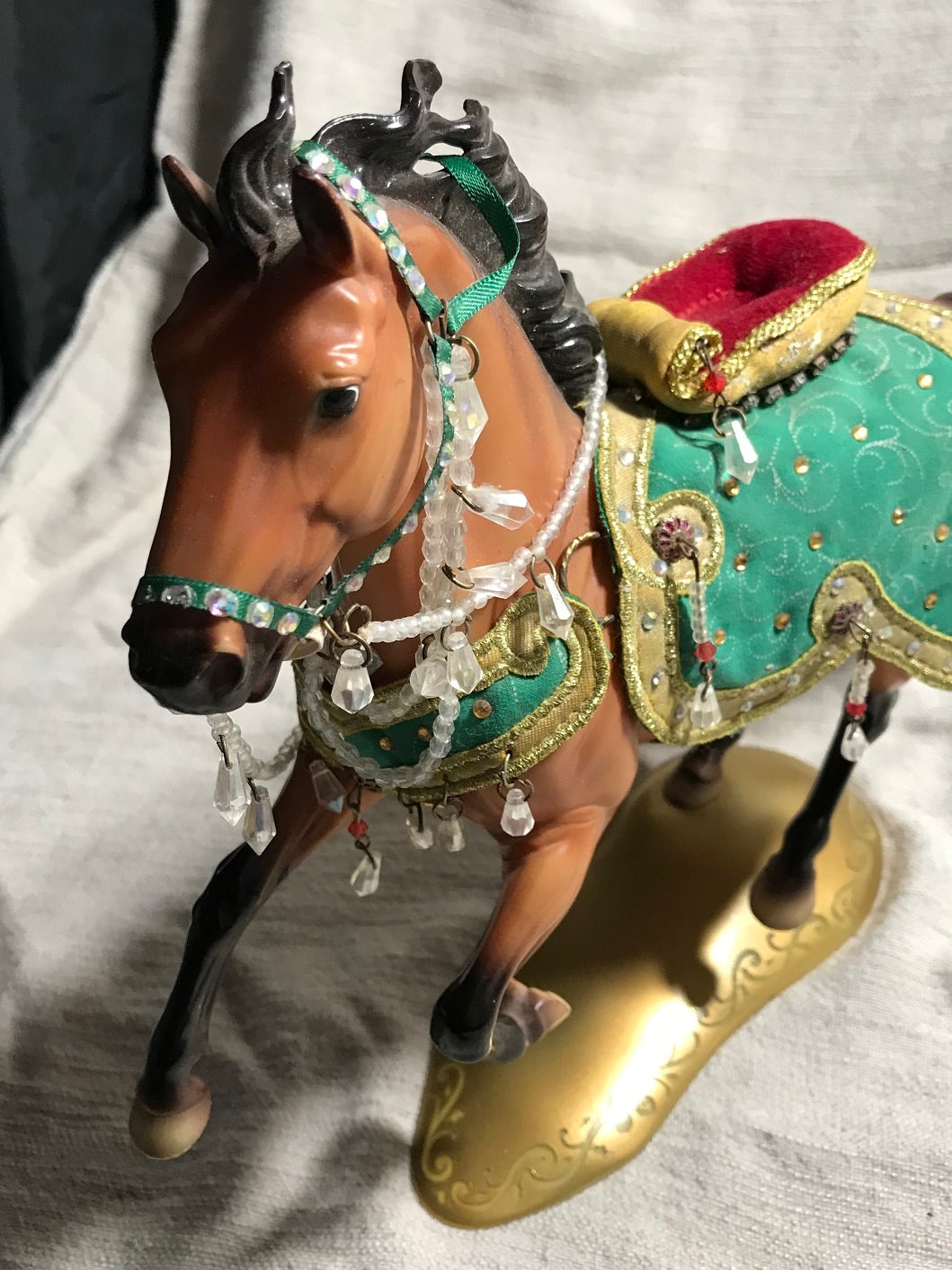 Breyer Collectible Horse, Jewel With Stand, Saddle and Bridle - Etsy