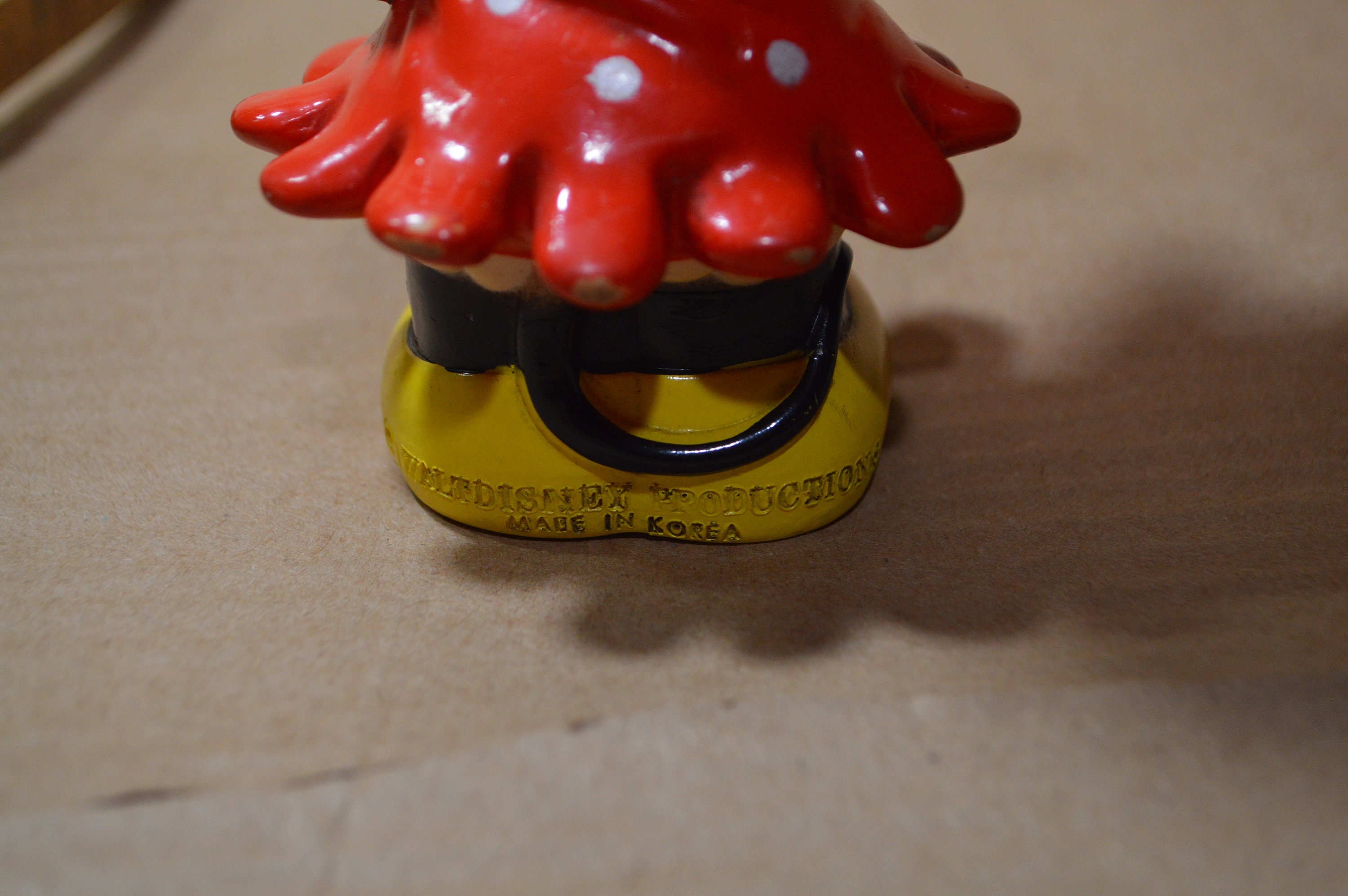 Minnie Mouse Bank, 1980s Vintage Disney Piggy Bank Made in Korea - Etsy