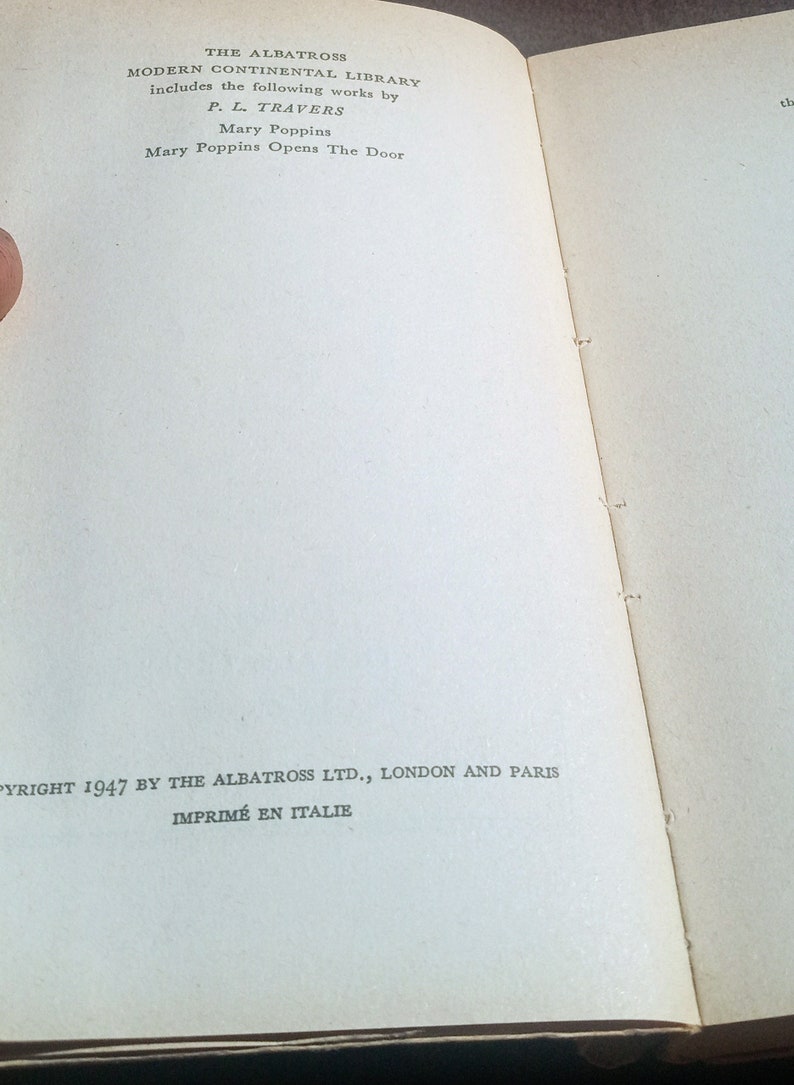 Mary Poppins Comes Back by P L Travers - Etsy