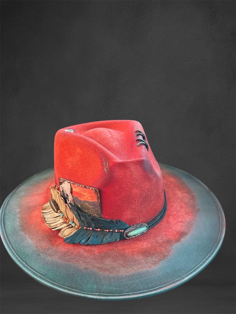 Custom Boho Western Festival Rodeo Hat - Etsy