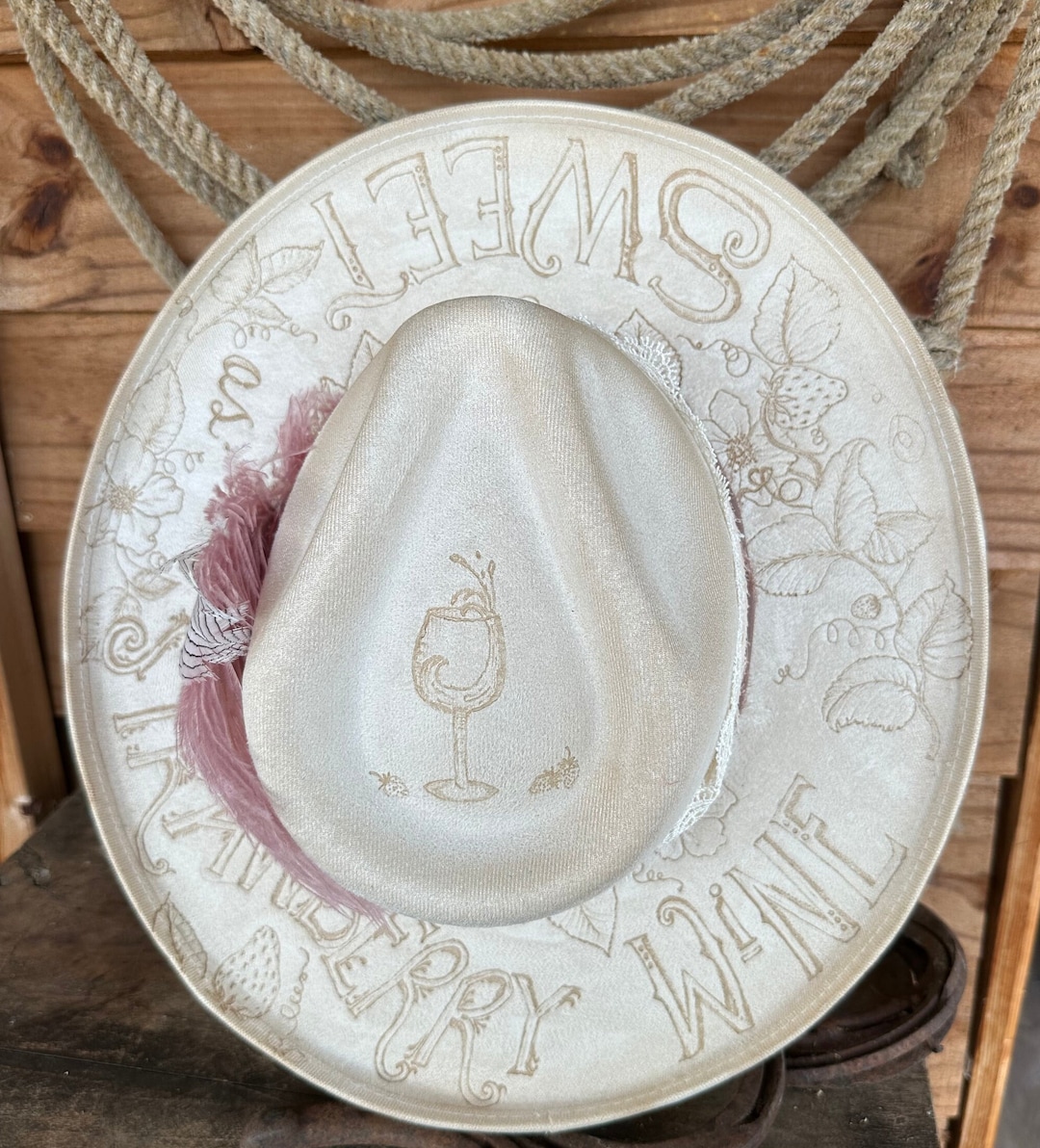 Chris Stapleton Inspired Hand Designed Fedora. Western Hat. - Etsy