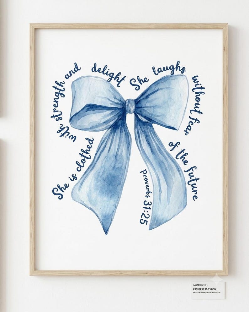 Custom Scripture Wall Art | Personalized Bible Verse Printable (set of ...